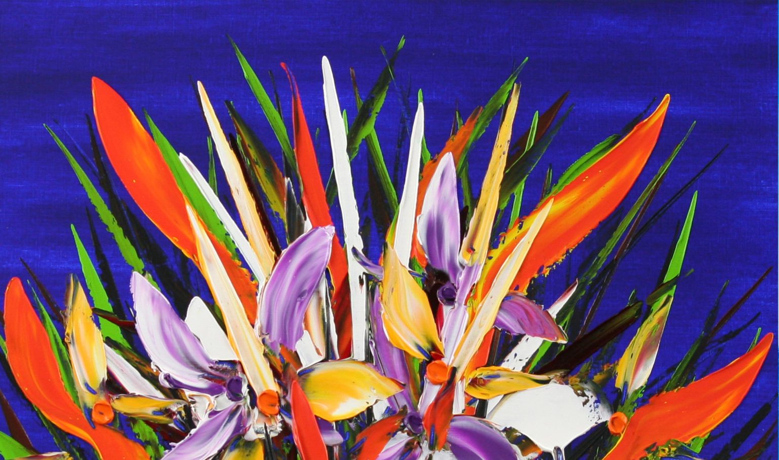 Floral Blue - David Hart