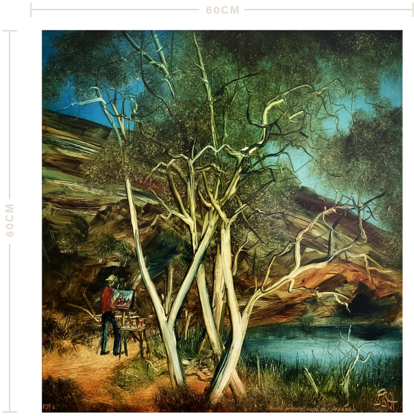 Painter at Stubbs Water Hole - David Hart