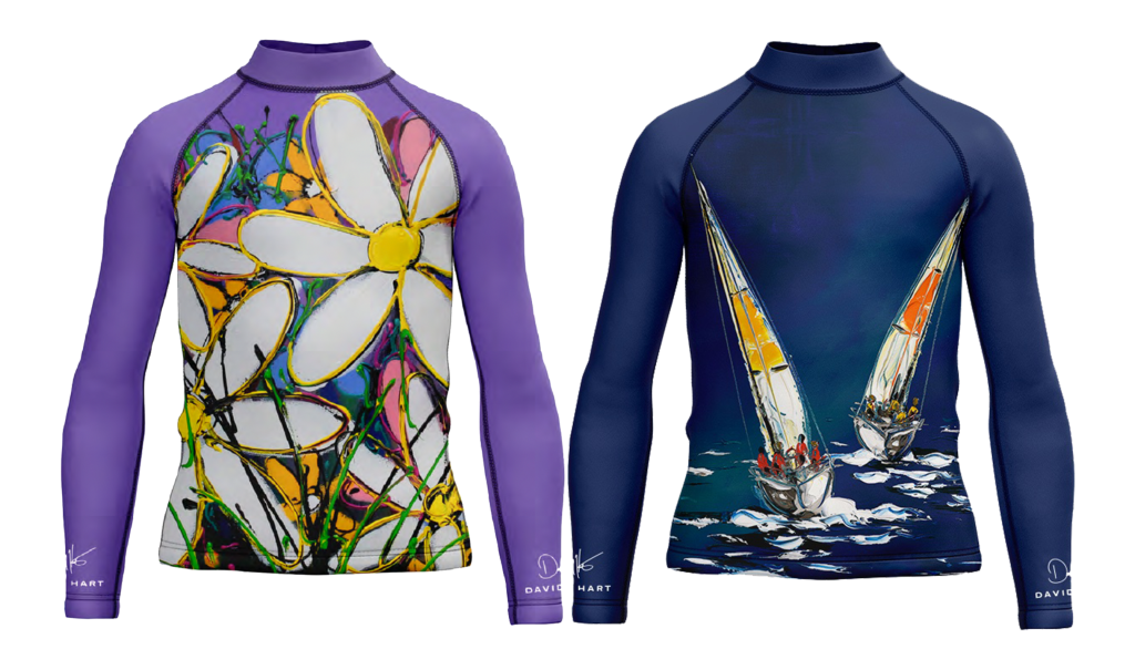 David Hart Junior Beachwear - Long Sleeve Rashie - David Hart