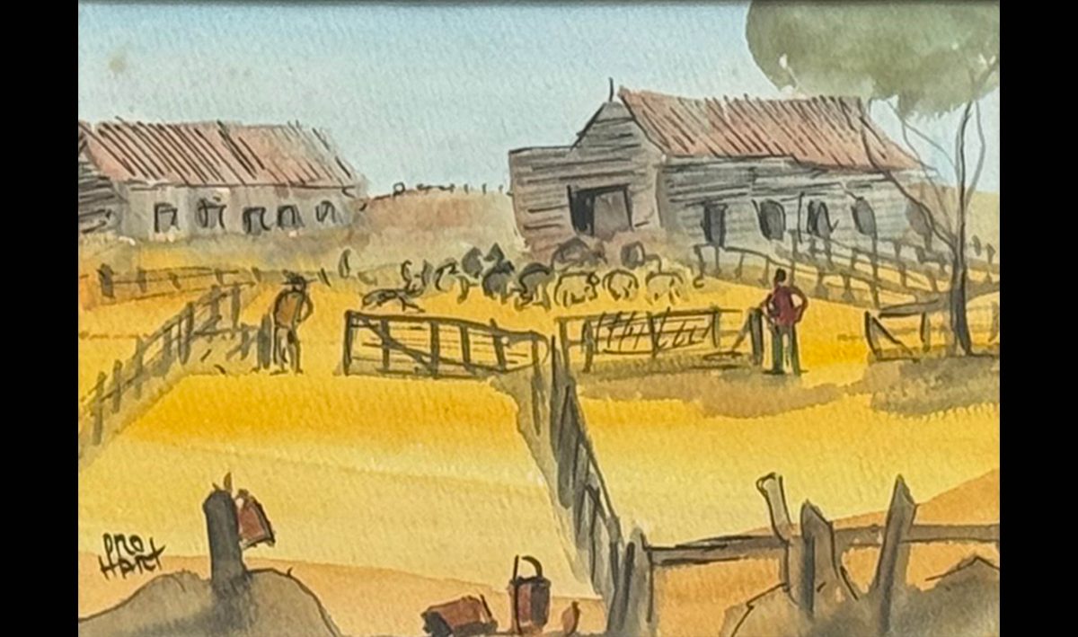 Pro Hart Artwork - David Hart