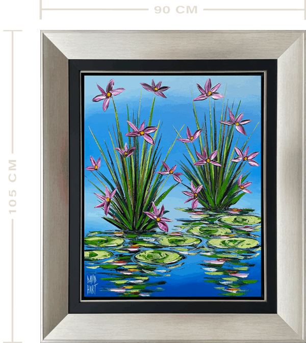 Reflections & Lilies - David Hart